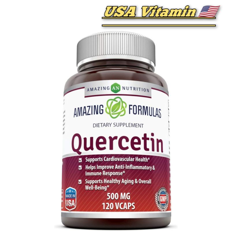 Jual Amazing Nutrition Formulas Quercetin 500 MG 120 Veggie Capsules ...