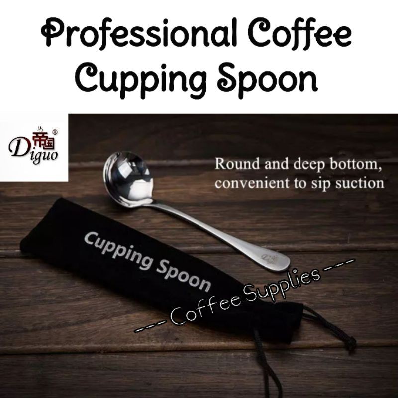 Jual Diguo Professional Coffee Cupping Spoon SCAA Standard sendok ...