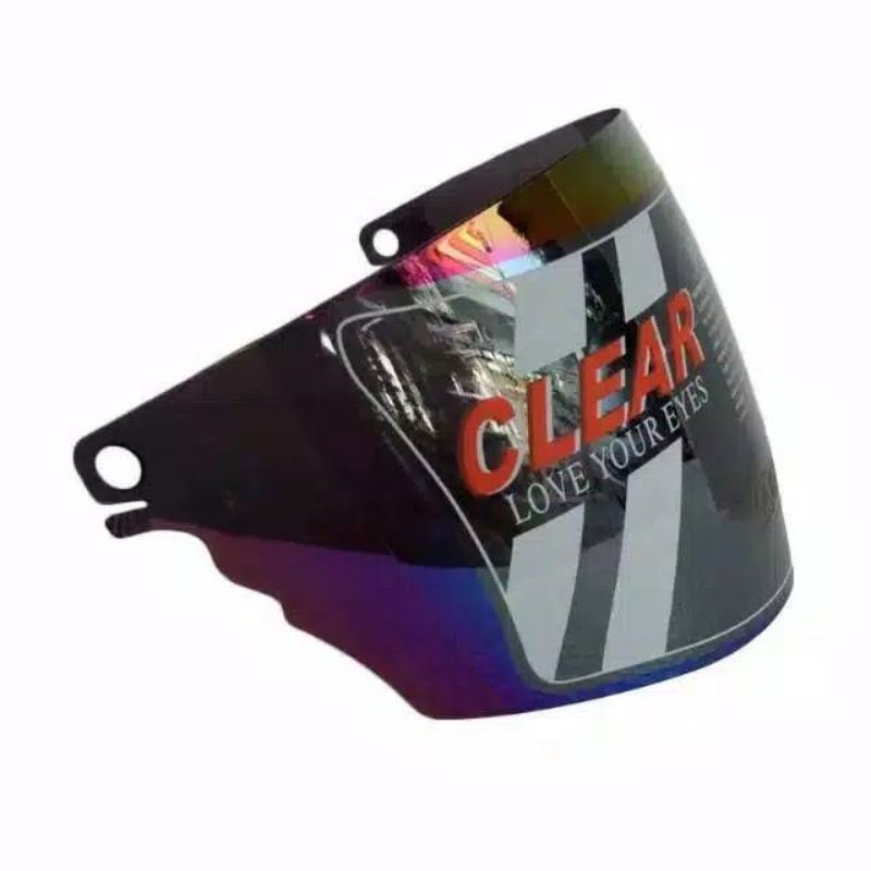 Jual Kaca helm visor helm Hiu/BMC turing/BMC suncity silver/plangi ...