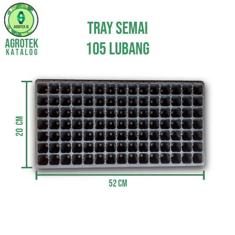 Jual Tray Nampan Semai Benih Tanaman 105 Lubang | Shopee Indonesia