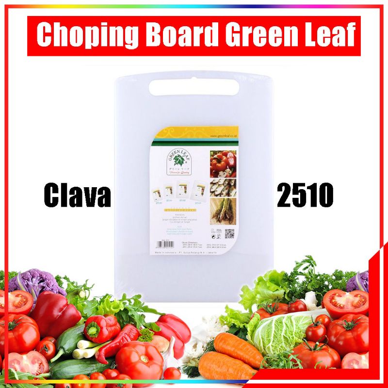 Jual GREEN LEAF Clava 2510 Chopping Board Telenan Sayur Daging Buah ...