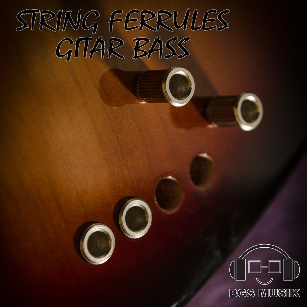 Jual Jual String Through Body String Ferrules Bullet Shape Metal ...