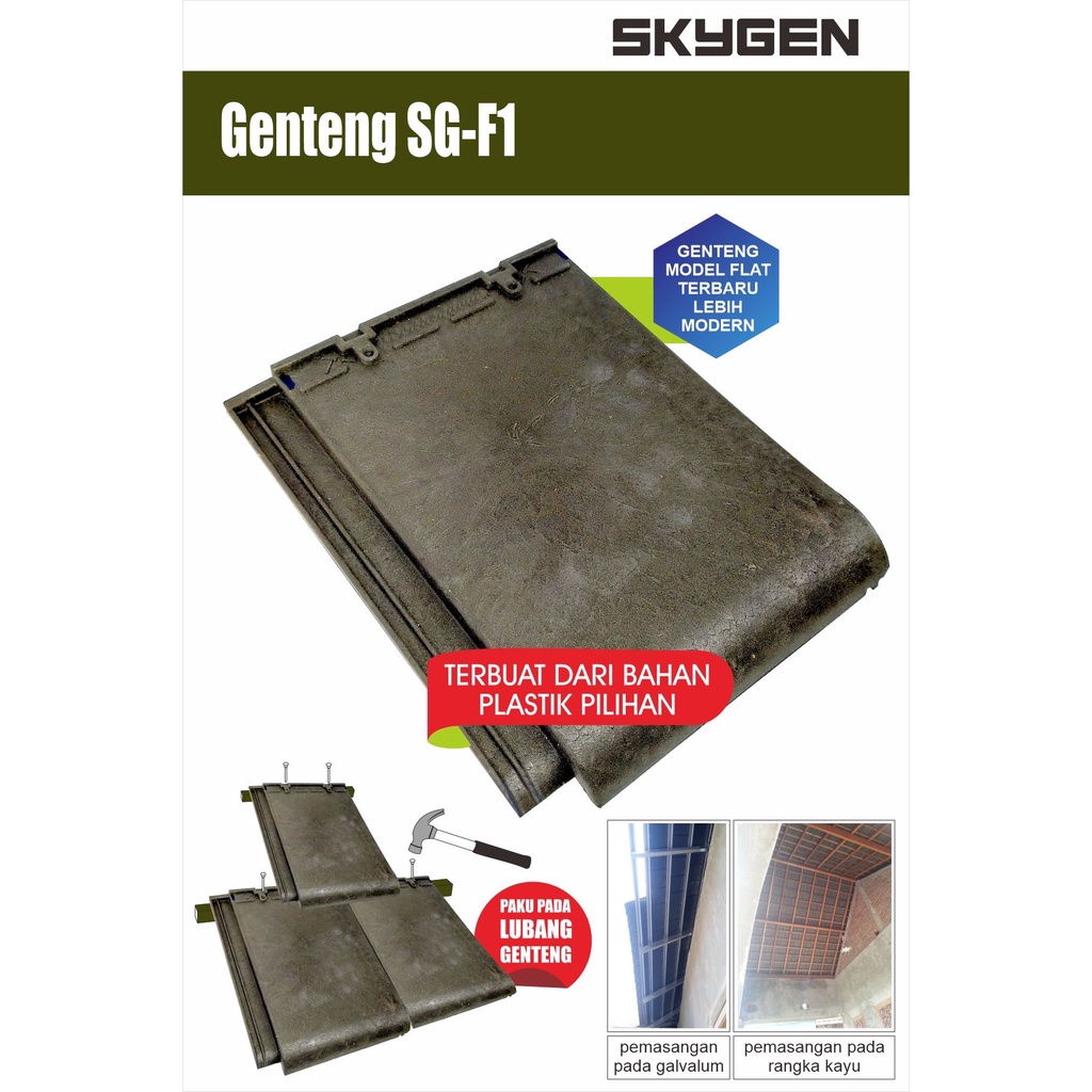 Jual Media transaksi, Genteng Skygen, S1 2800 pcs, include pengiriman ...