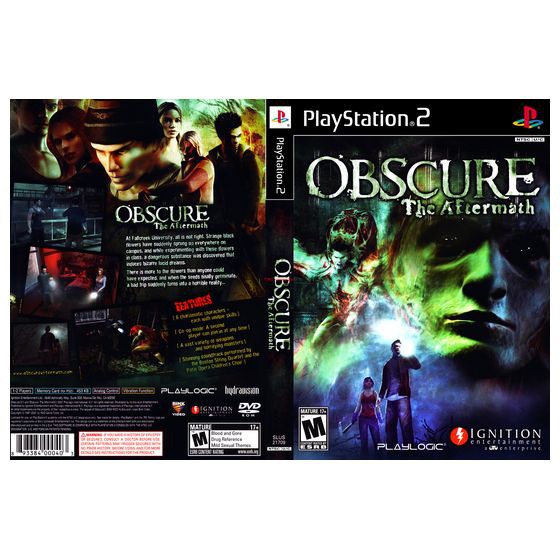 Jual Obscure 2 The Aftermath - kaset ps2 | Shopee Indonesia