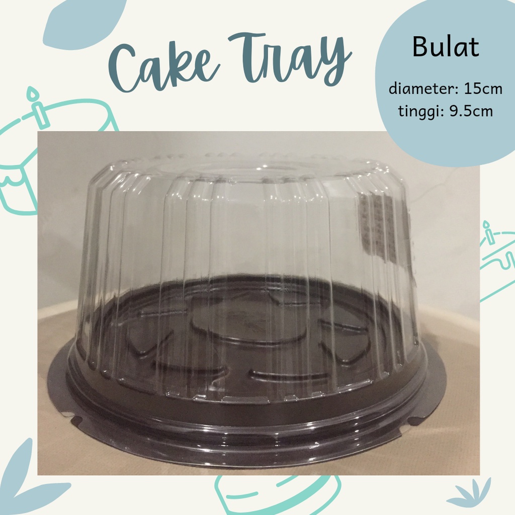 Jual Mika CT 15 Bulat / Cake Tray / Mika Kue Tart / Mika Tumpeng / Mika ...