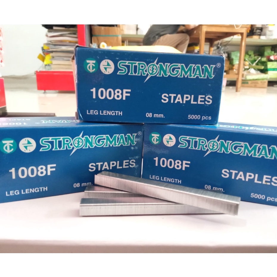 Jual Isi Staples Strongman 1008F | Shopee Indonesia