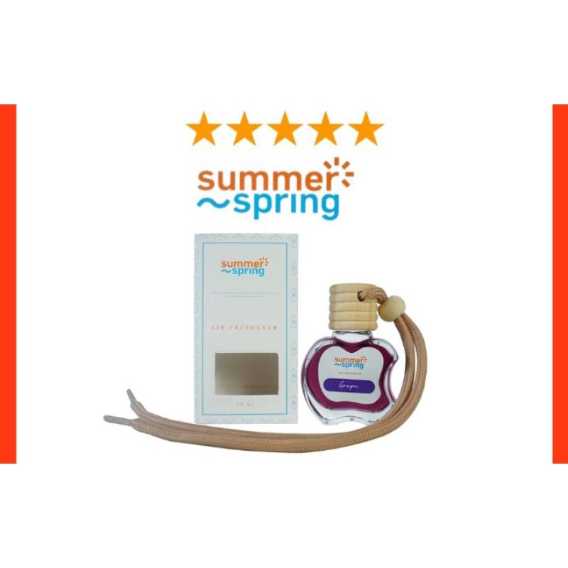 Jual SUMMERSPRING PENGHARUM RUANGAN ATAU MOBIL BOTOL APEL AROMA GRAPE ...