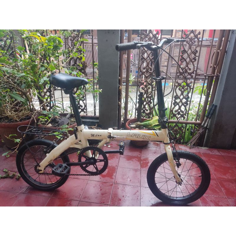 Jual Sepeda lipat laux Milan 16 inch original bahan | Shopee Indonesia