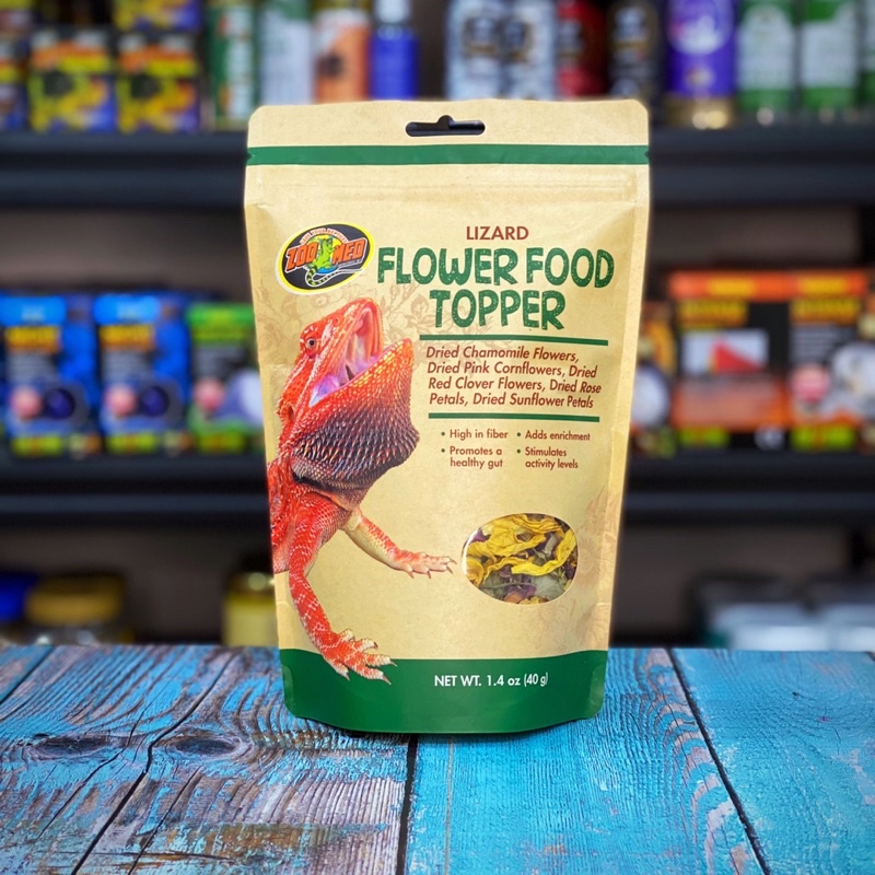 Jual Zoomed Lizard Flower Food Topper 40 Gram - Iguana Bearded Dragon ...