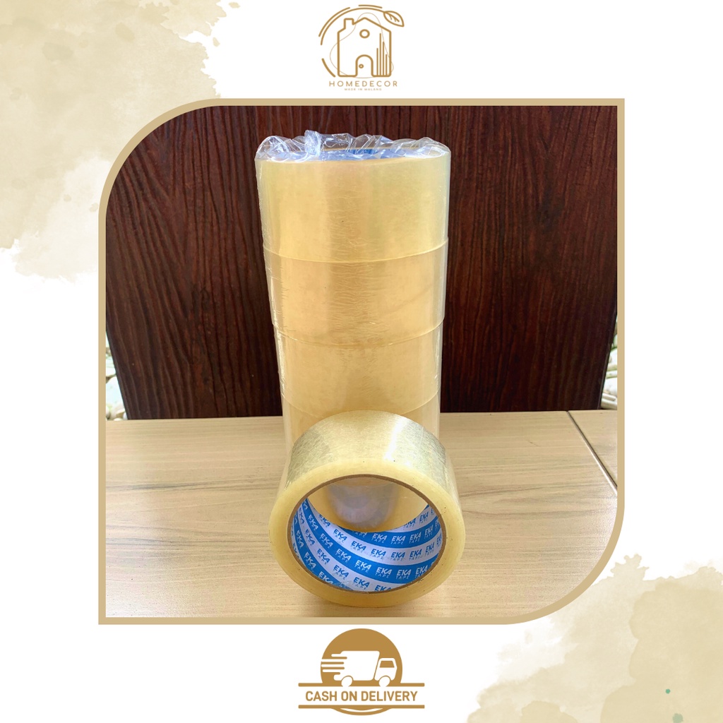 Jual [COD]LAKBAN BENING BESAR UKURAN 55m x 4.5cm |LAKBAN TRANSPARANT ...