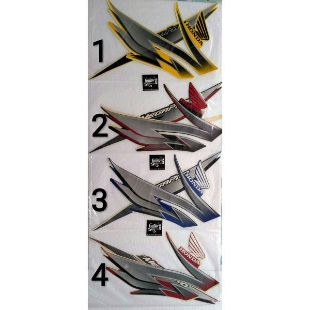 Jual STIKER STRIPING LIS BODY MOTOR HONDA MEGA PRO PRIMUS TAHUN 2008 ...