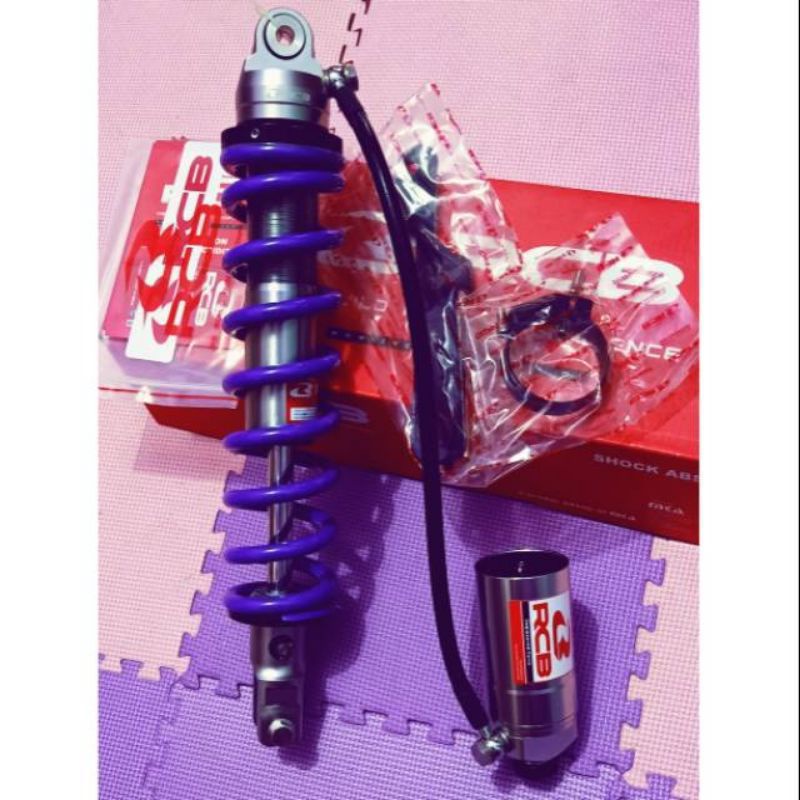 Jual Monoshock klx 150 merek racing boy RCB tabung pisah fungsi warna ...