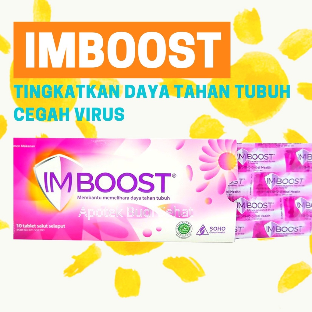 Jual Imboost strip isi 10 tablet Obat Peningkat Imun Daya Tahan Tubuh ...