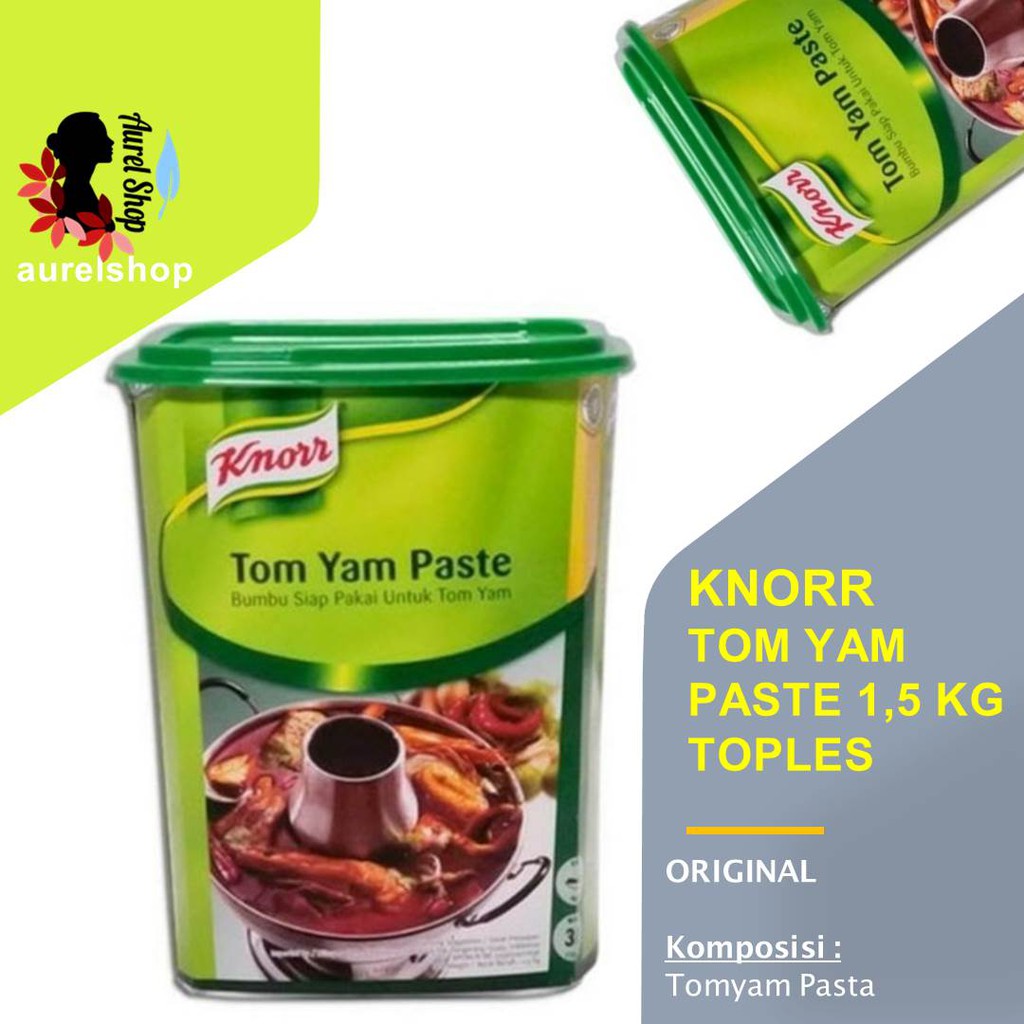 Jual KNORR Tom Yam Tomyam Pasta kemasan Toples 1,5 kg | Shopee Indonesia