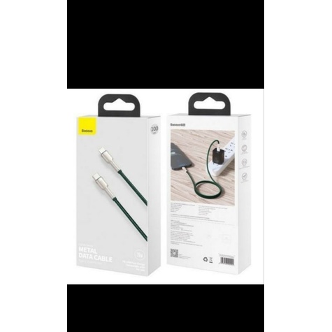 Jual Baseus 20W USB C To Lightning Cable Nylon Fast Charge MFI | Shopee ...