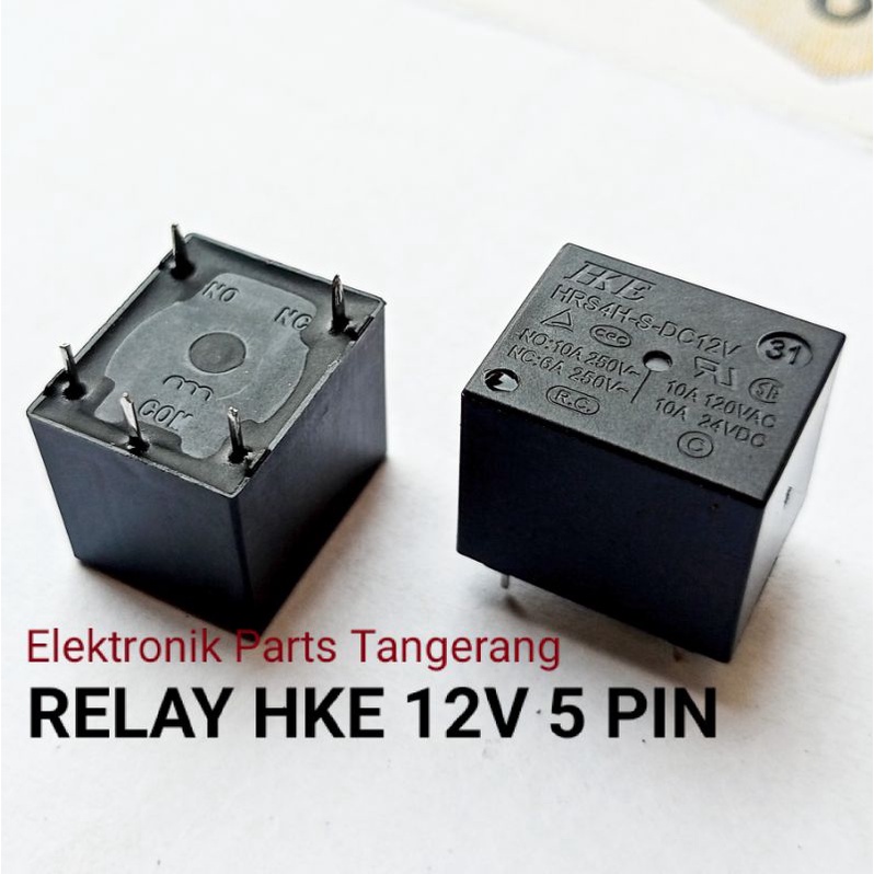 Jual RELAY HKE 12V 5PIN RELAY 12V 5PIN RELAY 12 VOLT 5 KAKI | Shopee Indonesia