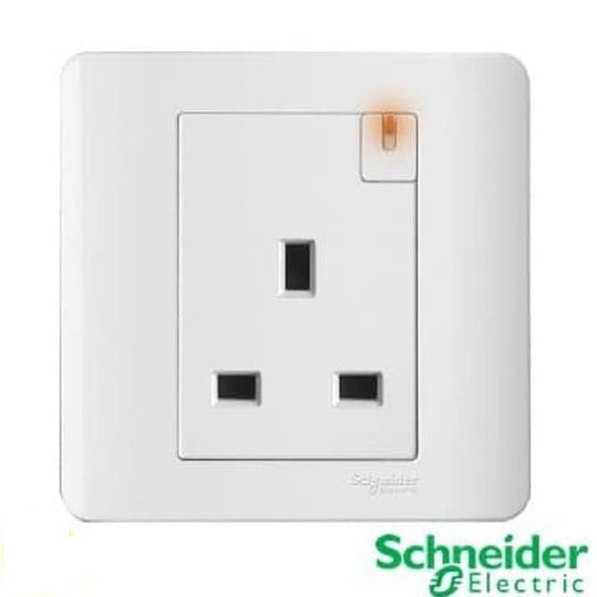 Jual Stop Kontak PVC 13A 1G w/Saklar+Neon White Clipsal Zencelo (E8415N ...