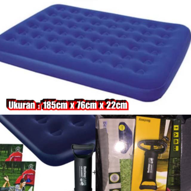 Jual Kasur Angin Plus Pompa Paket Kasur Angin Single Bestway Dan Pompa ...