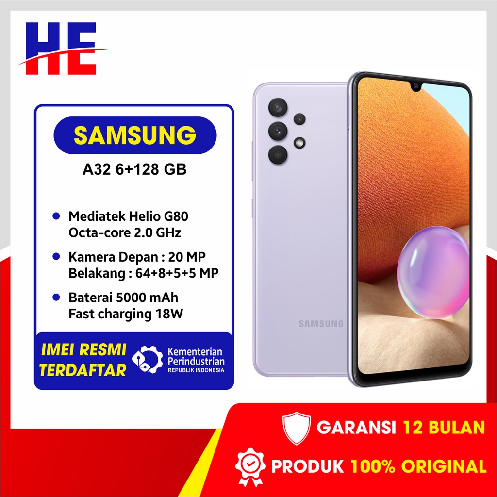 Jual Bekas Samsung Galaxy A32 6/128GB LIKE NEW Garansi 30 Hari | Shopee ...