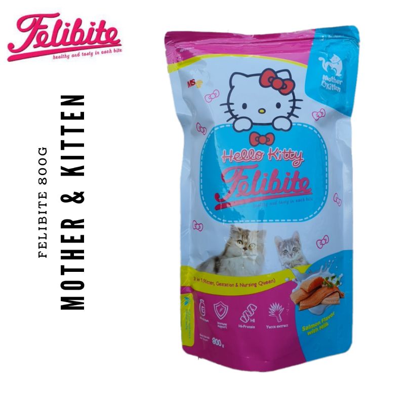 Jual FELIBITE Mother and Kitten Cat Food 800gr Fresh Pack Kemasan Baru ...