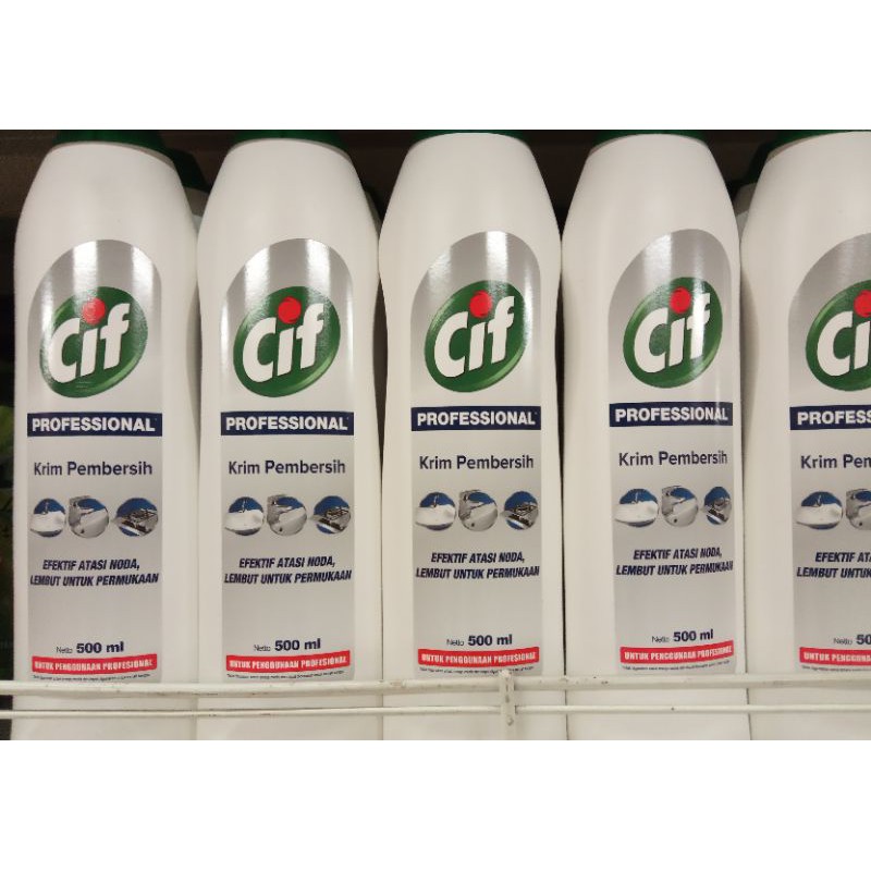 Jual Cif Cream Original - Lemon Krim Pembersih Serbaguna 500ml Botol ...