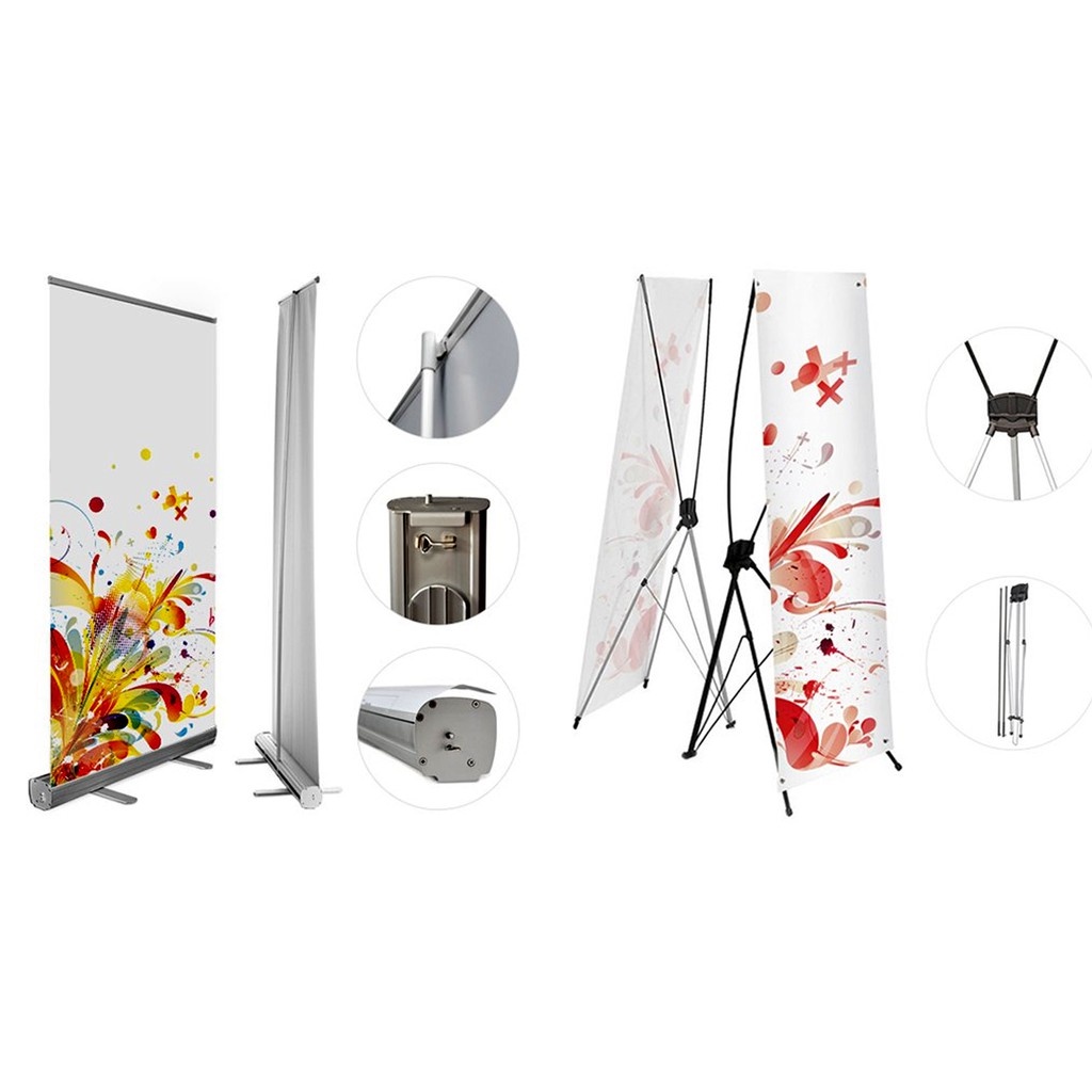 Jual X / Y BANNER / BANNER PROMOSI / STANDING BANNER / SUDAH TERMASUK ...