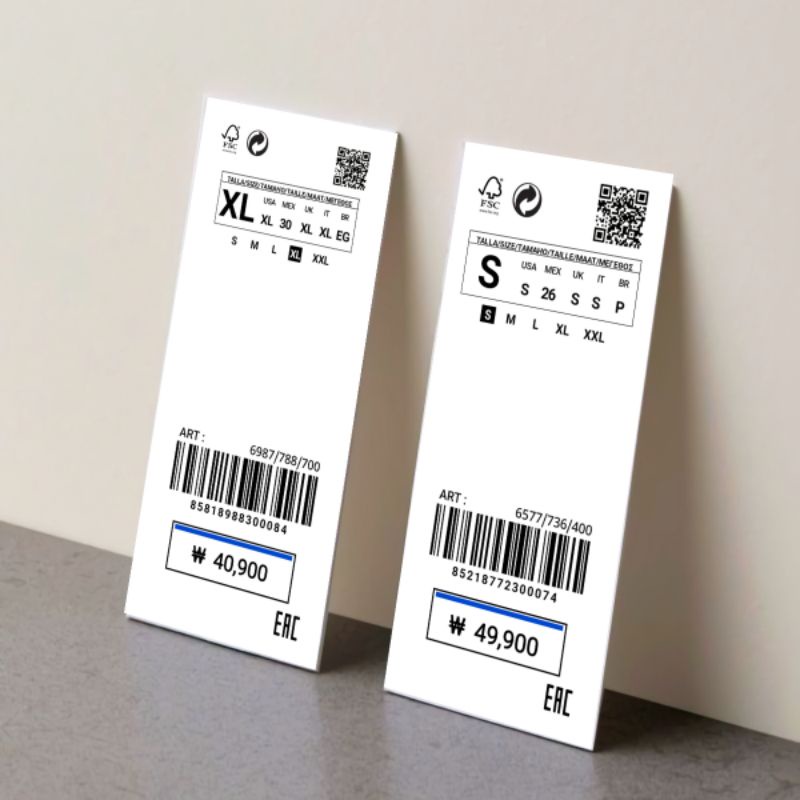 Jual Hang tag Label baju murah bonus tali hangtag hantag handtag han ...