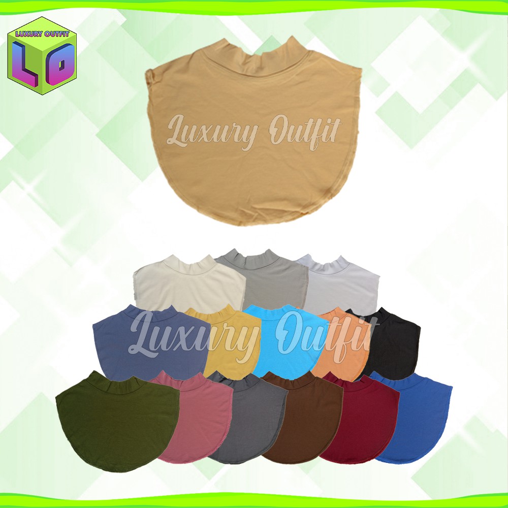 Jual Manset Leher Kaos & Rayon Spandek Turtle Neck Wanita Polos Kerah ...