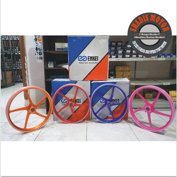 Jual Velg Bintang Merk Enkei 525 Ukuran 160/160 Ring 17 Set Motor ...