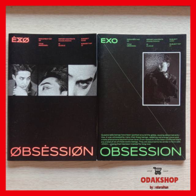 Jual (READY STOCK)SHARING - EXO Album Obsession Photobook suho chen ...