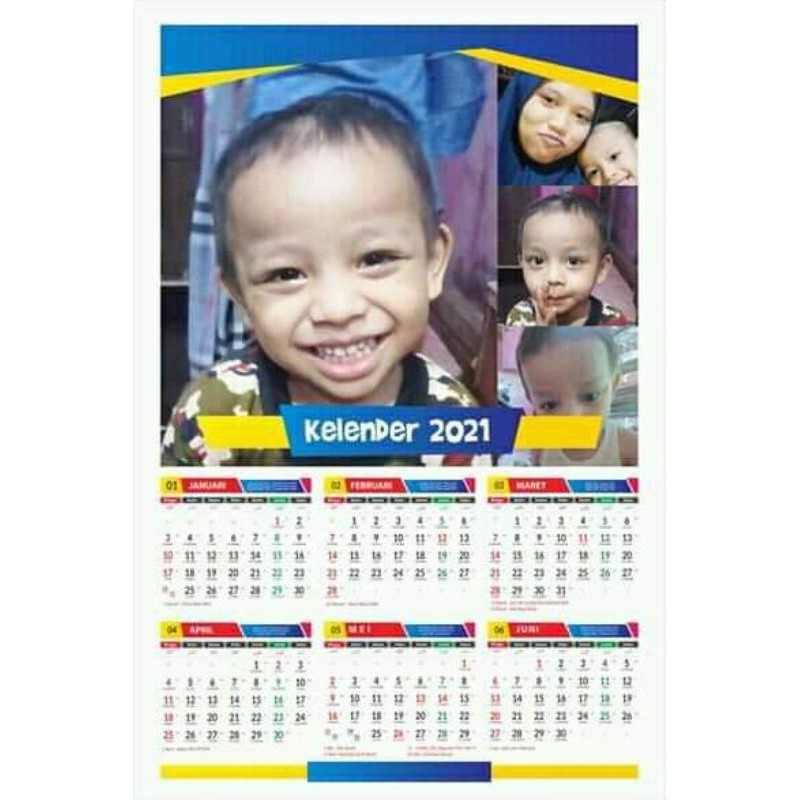 Jual Kalender Foto Custome Uk A3 ( 32x48 ) | Shopee Indonesia