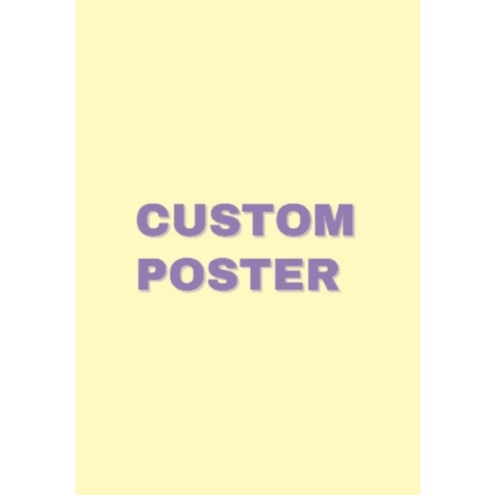 Jual CUSTOM POSTER A3 | Shopee Indonesia