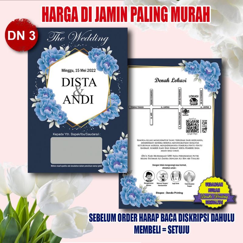 Jual UNDANGAN PERNIKAHAN MEWAH BAGUS 14 | Shopee Indonesia