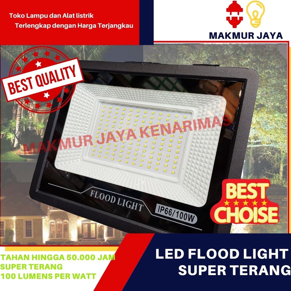 Jual LED SOROT 100W 150W 200W Flood Light Lampu penerangan tembak outdoor | Shopee Indonesia