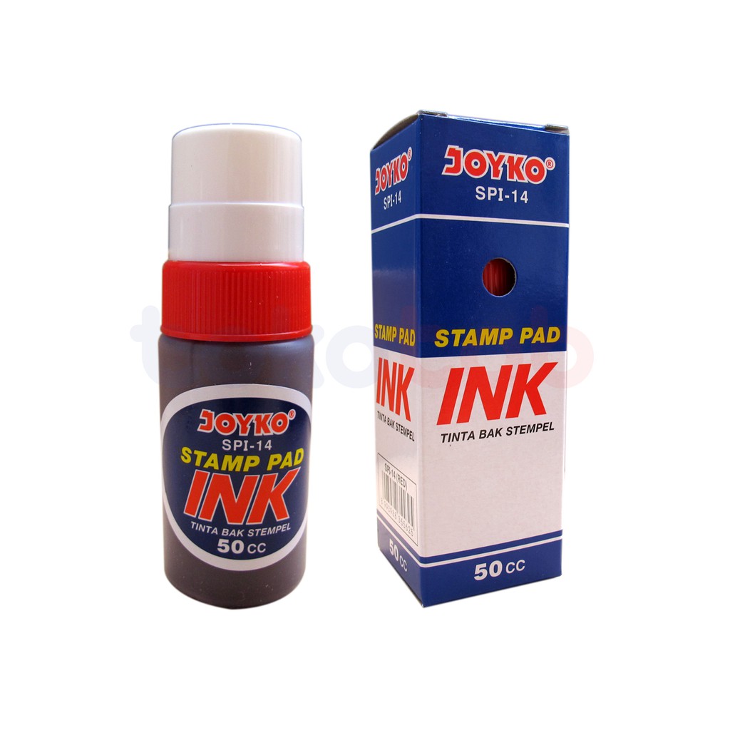 Jual Tinta Stempel JOYKO 50cc Ink SPI-12 (Merah Biru Hitam Ungu ...
