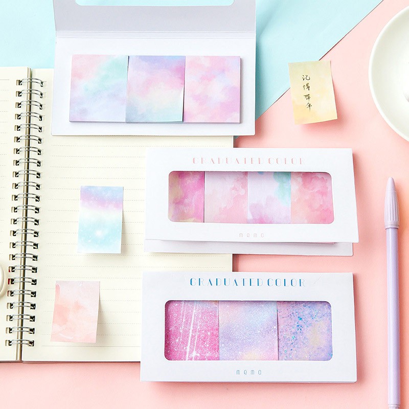 Jual Graduated Color Flush Sticky Notes | Shopee Indonesia