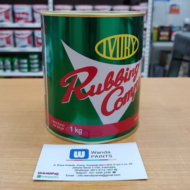 Jual RUBBING KOMPON COMPOUND IVORY MERAH 1 KG | Shopee Indonesia