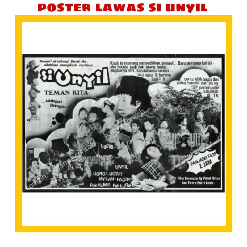 Jual poster film lawas si unyil | Shopee Indonesia