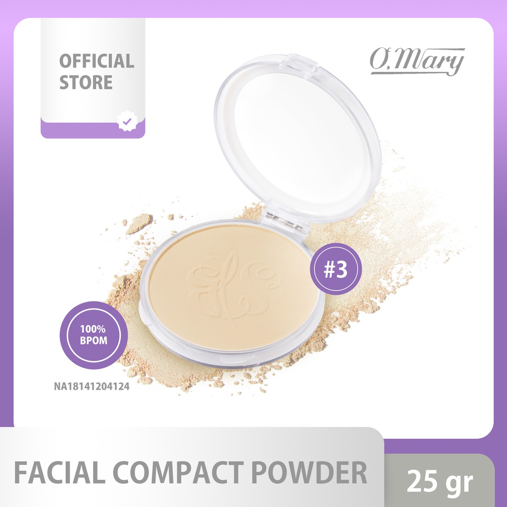 Jual OMary Compact Powder | Shopee Indonesia