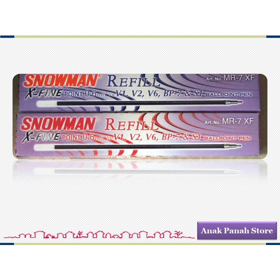 Jual Isi Pen Merk Snowman Type V1 & V2 ( isi 12 pcs ) | Shopee Indonesia