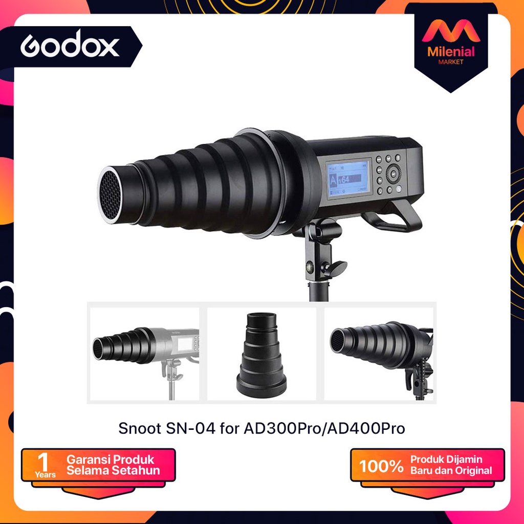 Jual Godox SN-04 / Godox SN04 Snoot for AD400 / Godox Snoot | Shopee ...
