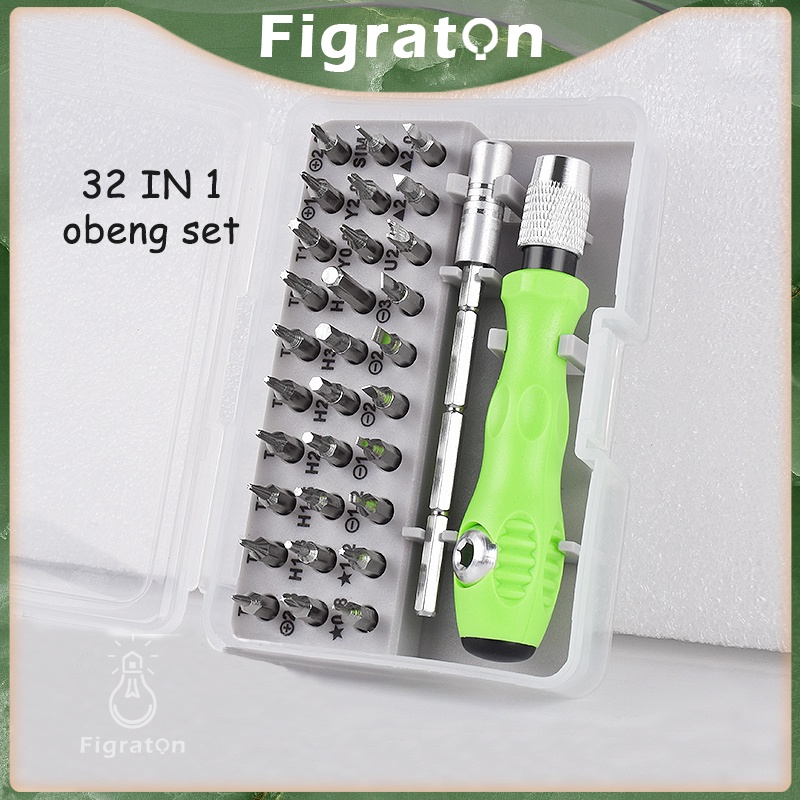 Jual 32 in 1 set obeng set alat pembongkaran kepala silang TFI | Shopee ...