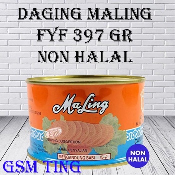 Jual Maling Pork Luncheon Meat Kaleng 397gr FYF (Daging Ham Babi Kaleng ...