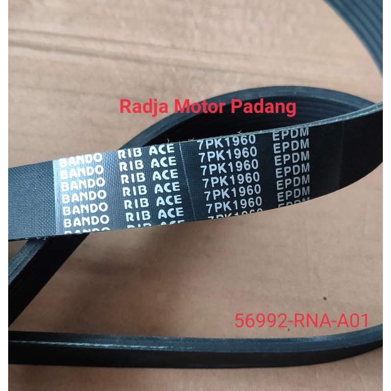 Jual fanbelt fan belt tali kipas belting civic fd 2006 2007 2008 2009 2010 2011 1800cc | Shopee ...