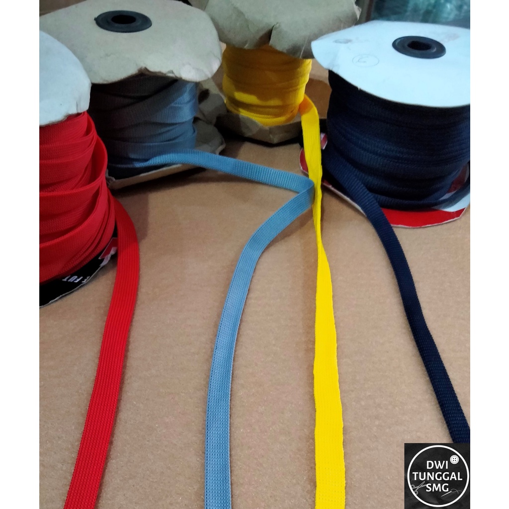Jual TALI GEPENG / TALI ID WARNA ROLL (50yd/45m) | Shopee Indonesia