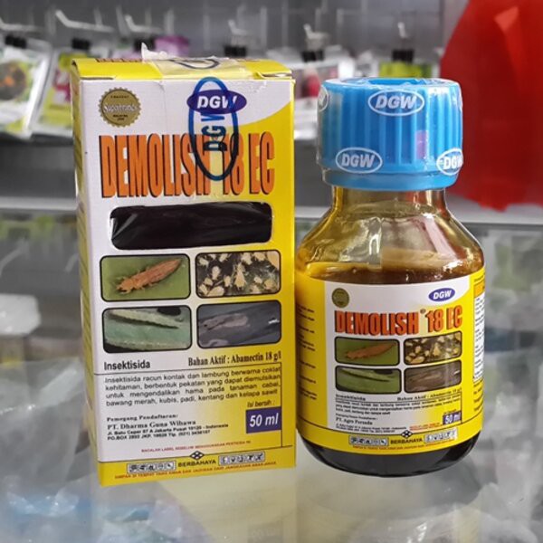 Jual Insektisida Pestisida Demolish 50 ml Pembasmi Hama Ulat Wereng ...