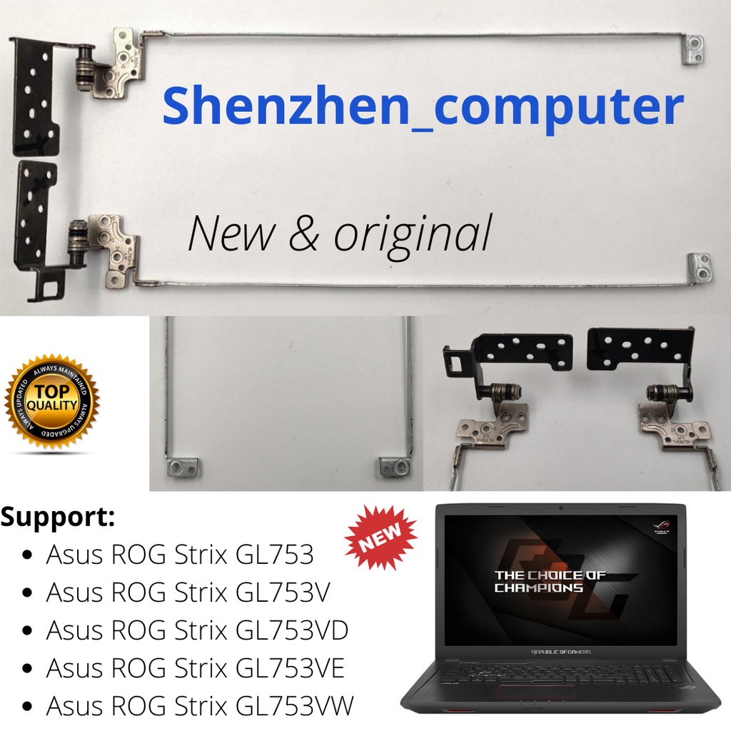 Jual Hinge engsel laptop Asus ROG Strix GL753 GL753V GL753VD GL753VE ...