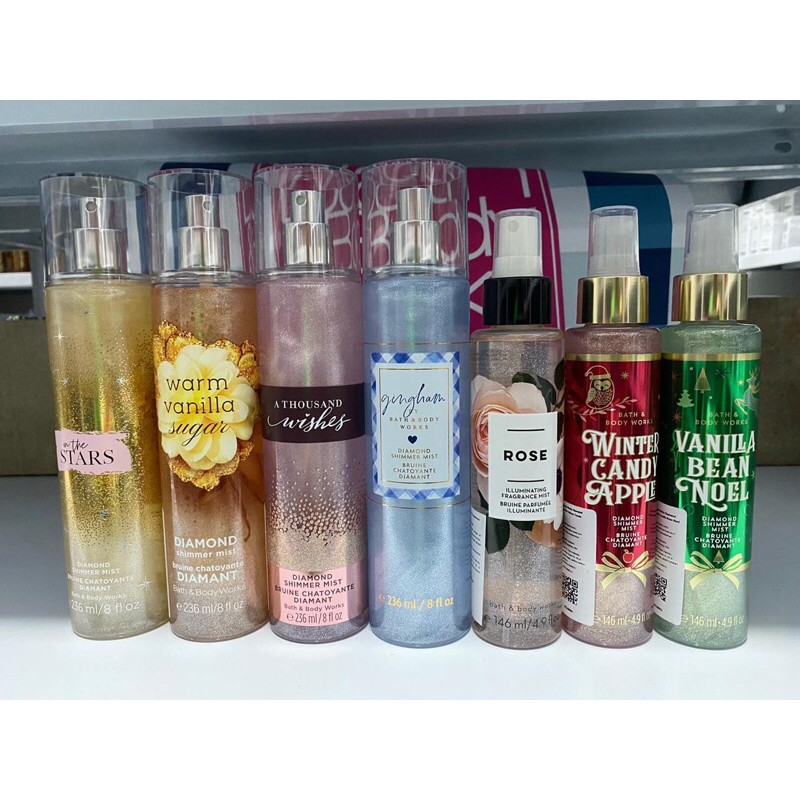 Jual Bbw Bath And Body Works Shimmer Diamond Mist 236ml Gingham Thousand
