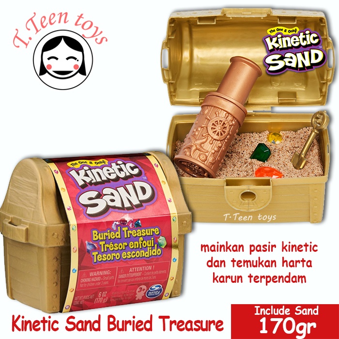 Jual Kinetic Sand Buried Treasure X Pasir Kinetik Mainan Montessori ...