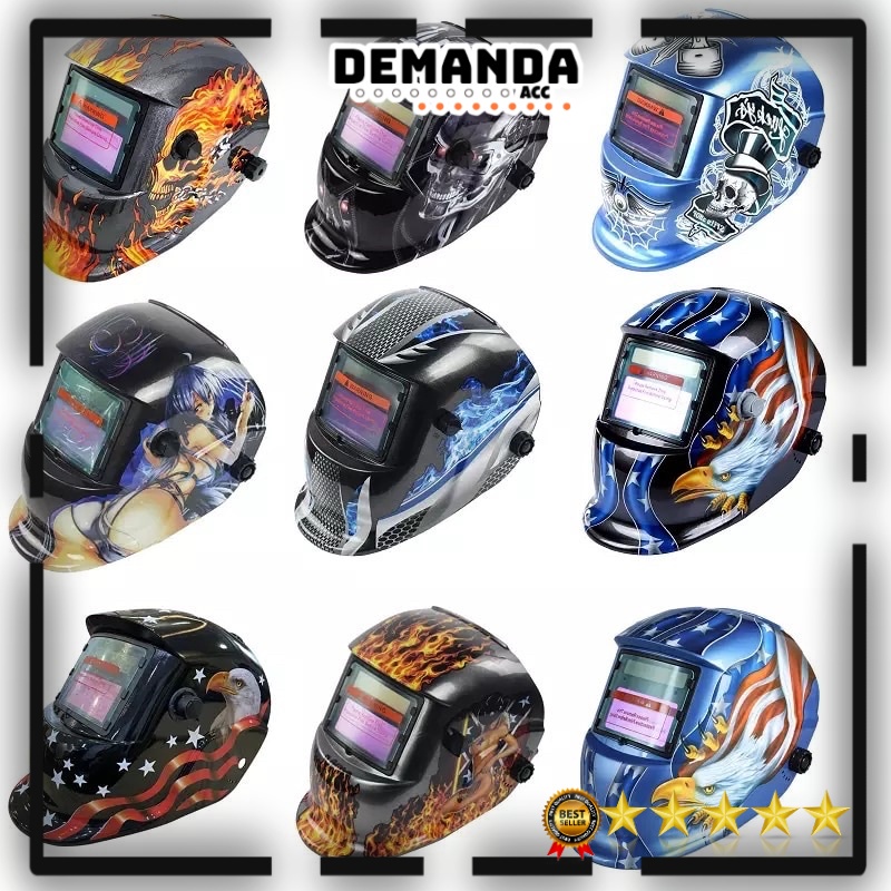 Jual Helm Las Otomatis Auto Darkening Welding Helmet / Topeng Las / Hem ...